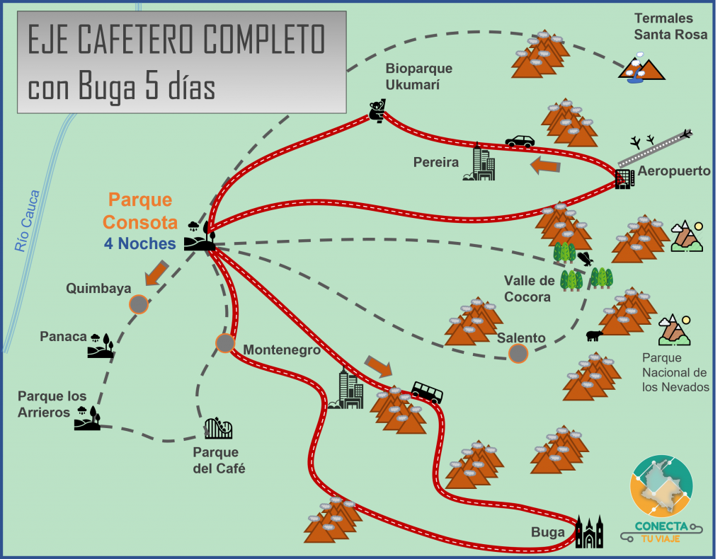 Eje Cafetero Completo - Agencia de viajes 10 lugares que puedes visitar: Uno de los lugares ...